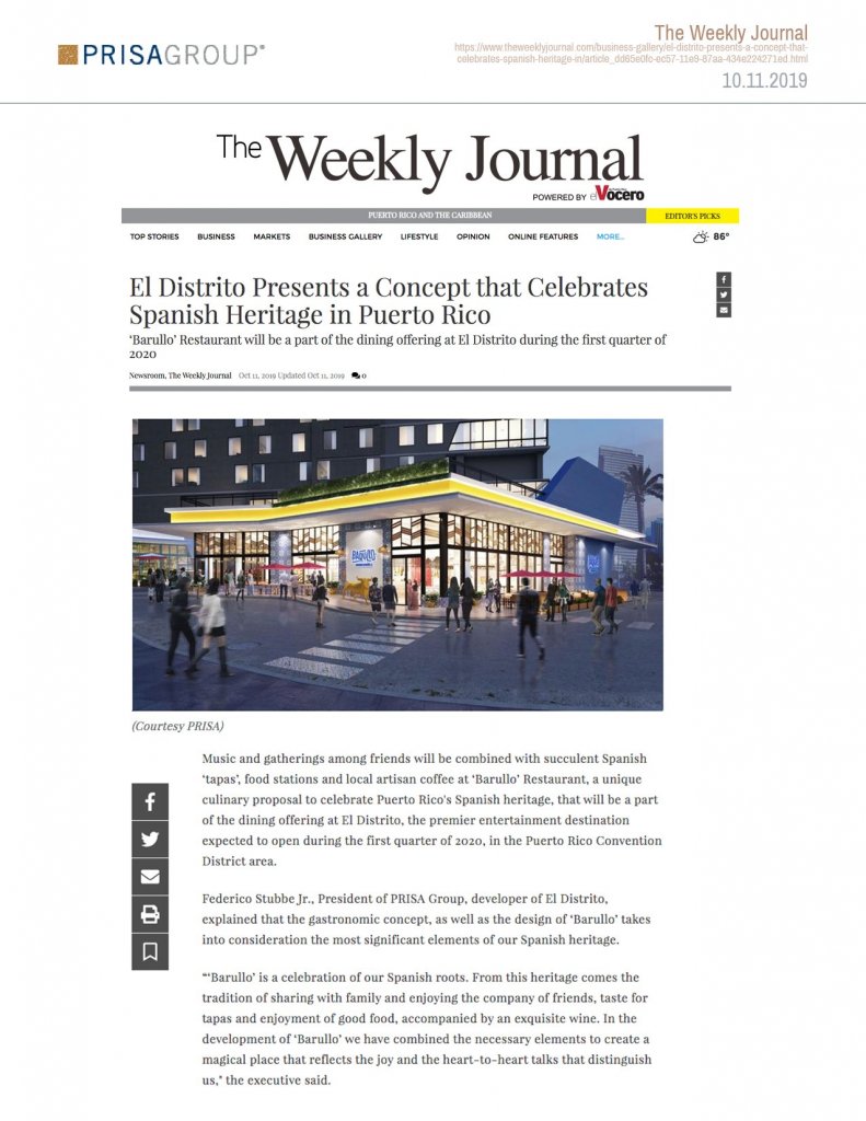 EL DISTRITO PRESENTS A CONCEPT THAT CELEBRATES SPANISH HERITAGE IN ...