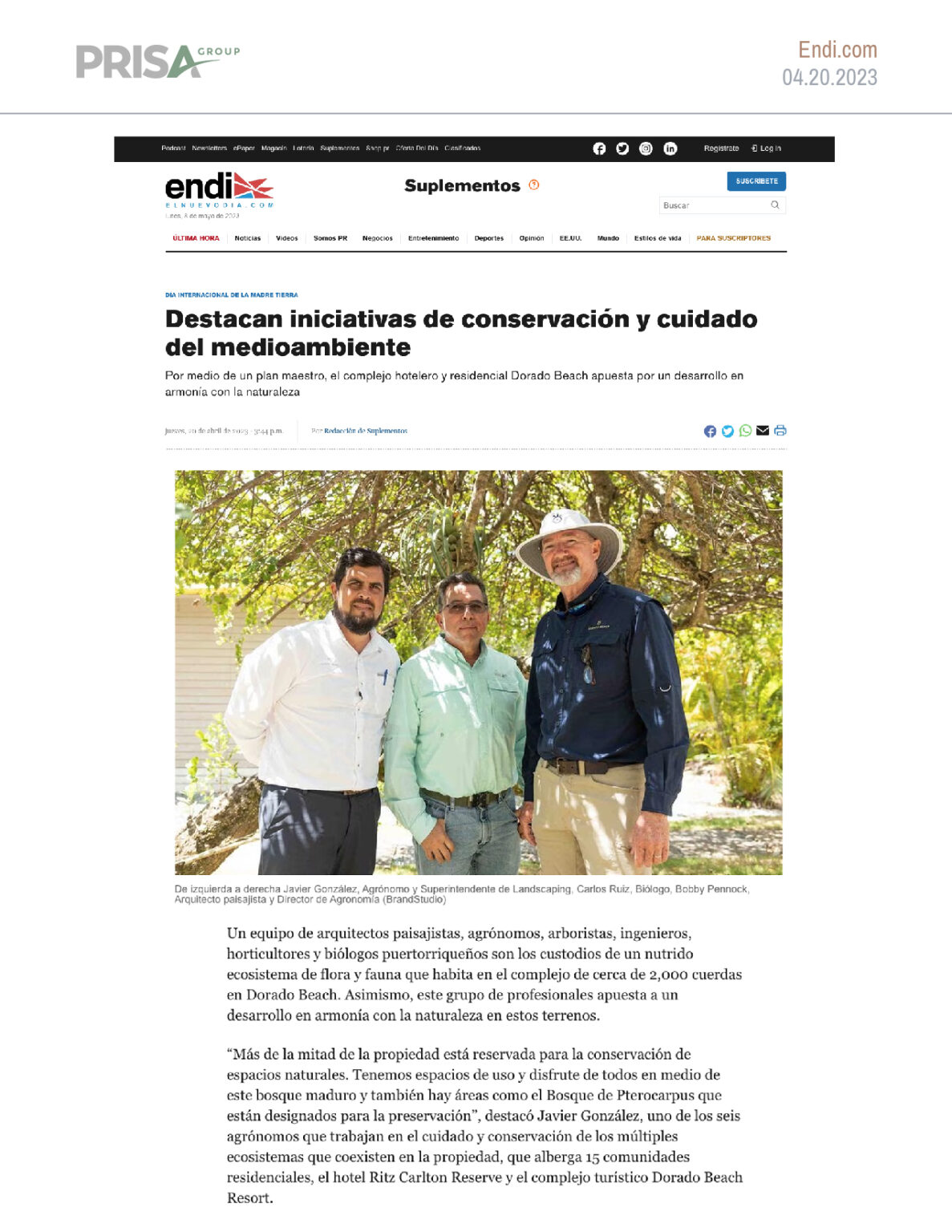 Destacan iniciativas de conservación y cuidado del medioambiente ...